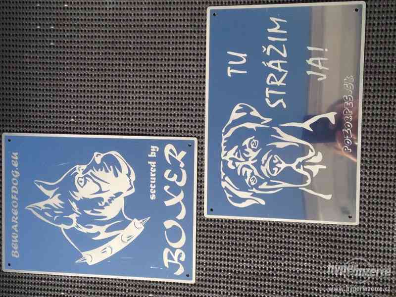 Výstražní cedule pozor pes - bazar - Hyperinzerce.cz