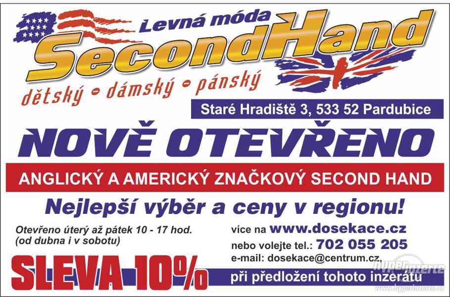 Dětský second hand velkoobchod Pardubice - bazar - Hyperinzerce.cz
