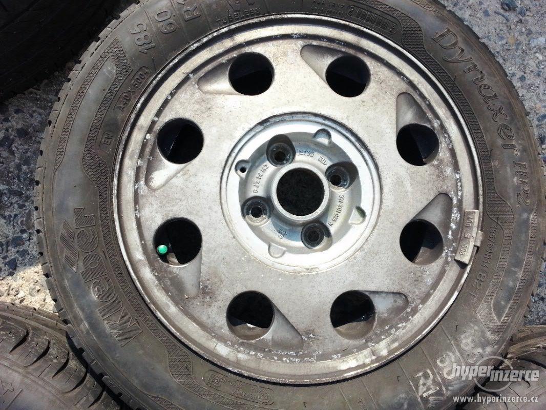 Orig. Alu VW Passat, Golf III, Vento 185/60R14, 4x100, ET38 - bazar - Hyperinzerce.cz