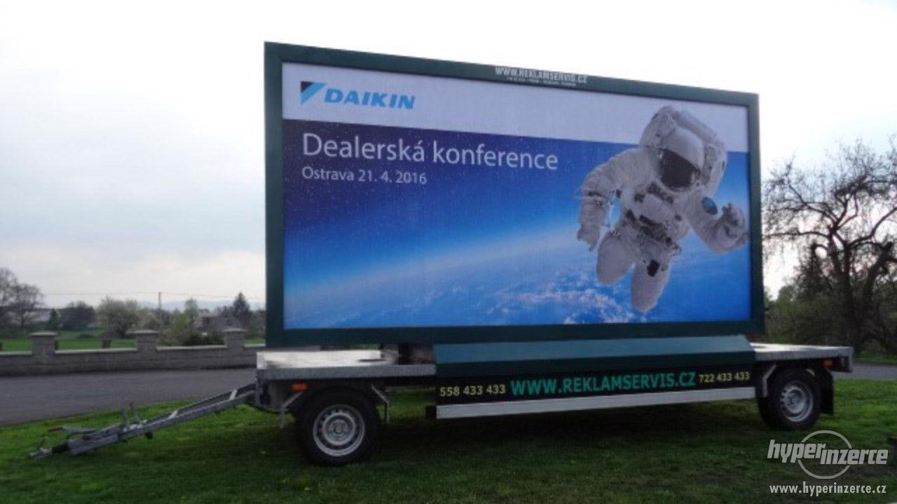 Mobilní billboard reklama přívěs, mobilní i statická reklama - bazar ...