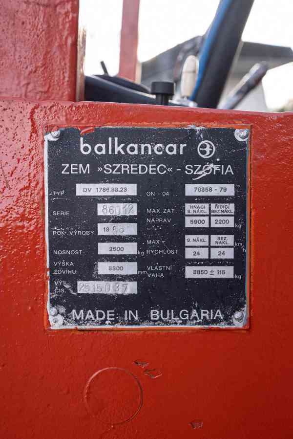 Vysokozdvižný vozík Balkancar DV 1786.33.23 - bazar - Hyperinzerce.cz