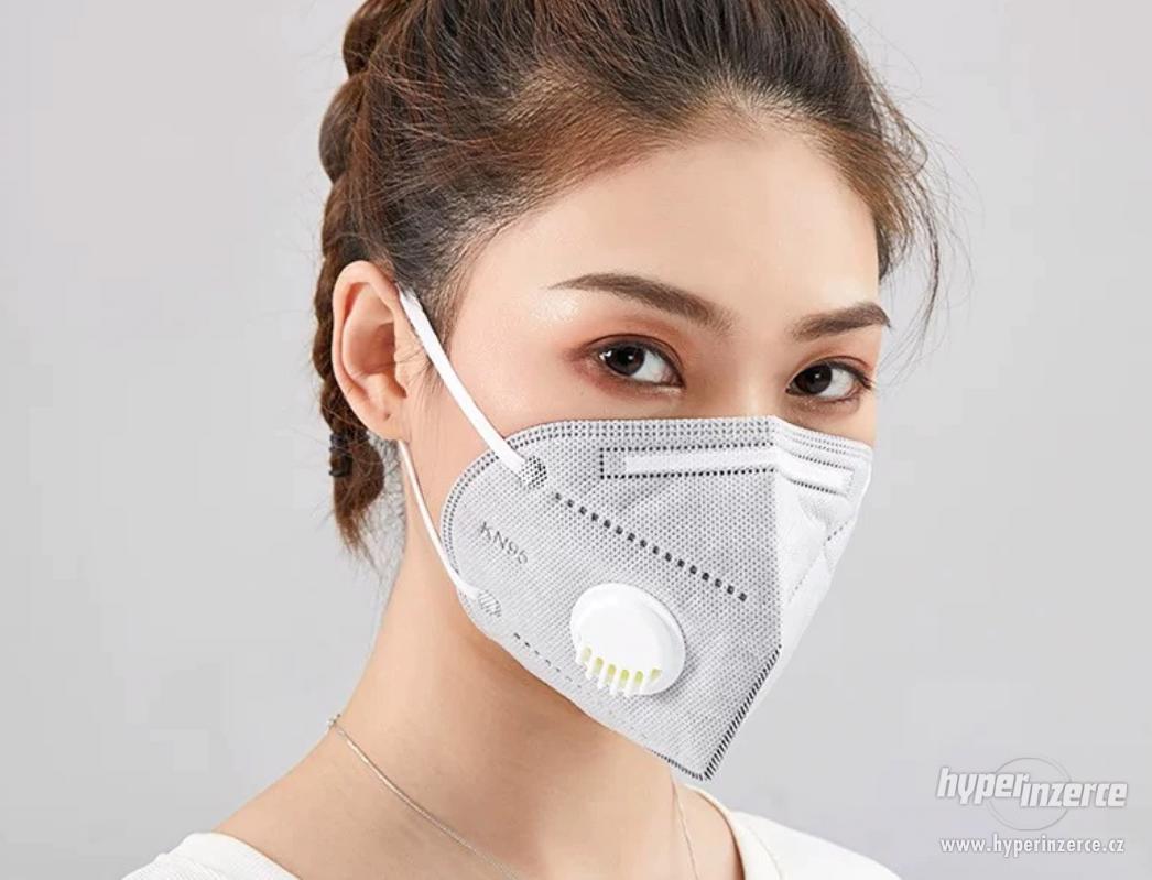 Respirační roušky s filtrem N95 respirátor s ventilem FFP2 - bazar - Hyperinzerce.cz
