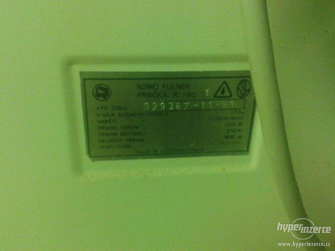 Vířivá pračka Romo R 190 bílá - bazar - Hyperinzerce.cz