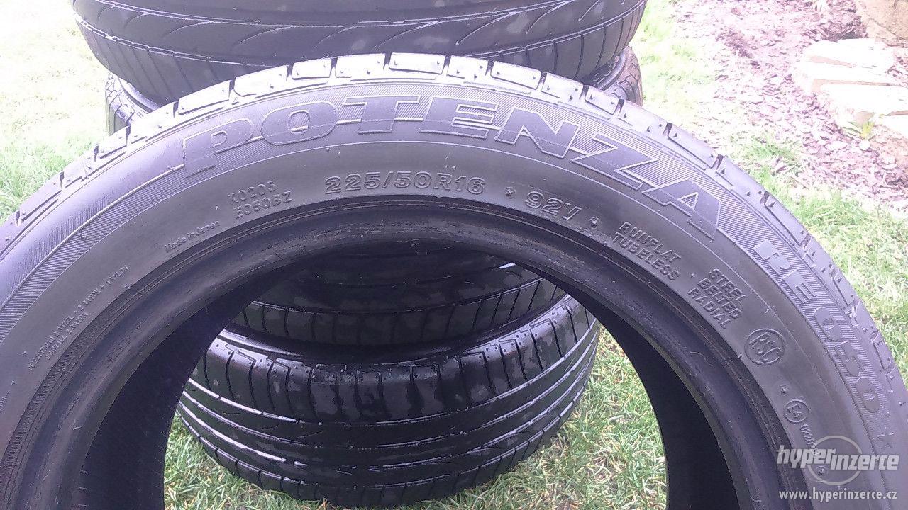 Letní pneu 225/50 R16 Bridgestone Potenza - bazar - Hyperinzerce.cz