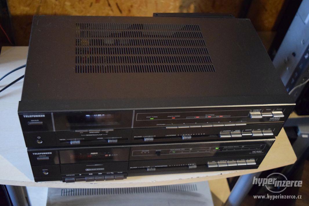 TELEFUNKEN HR650 + HC650 RECEIVER + TAPE DECK !! - bazar - Hyperinzerce.cz