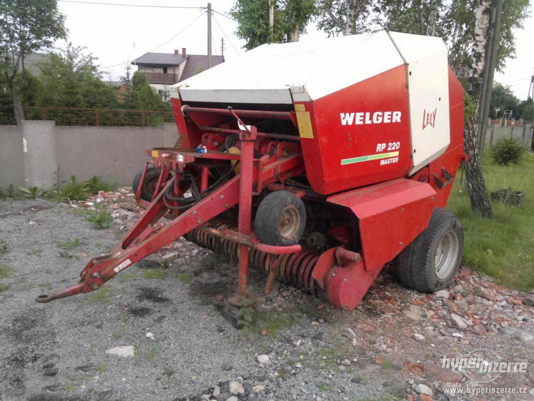 Svinovací lis WELGER RP 220 - bazar - Hyperinzerce.cz