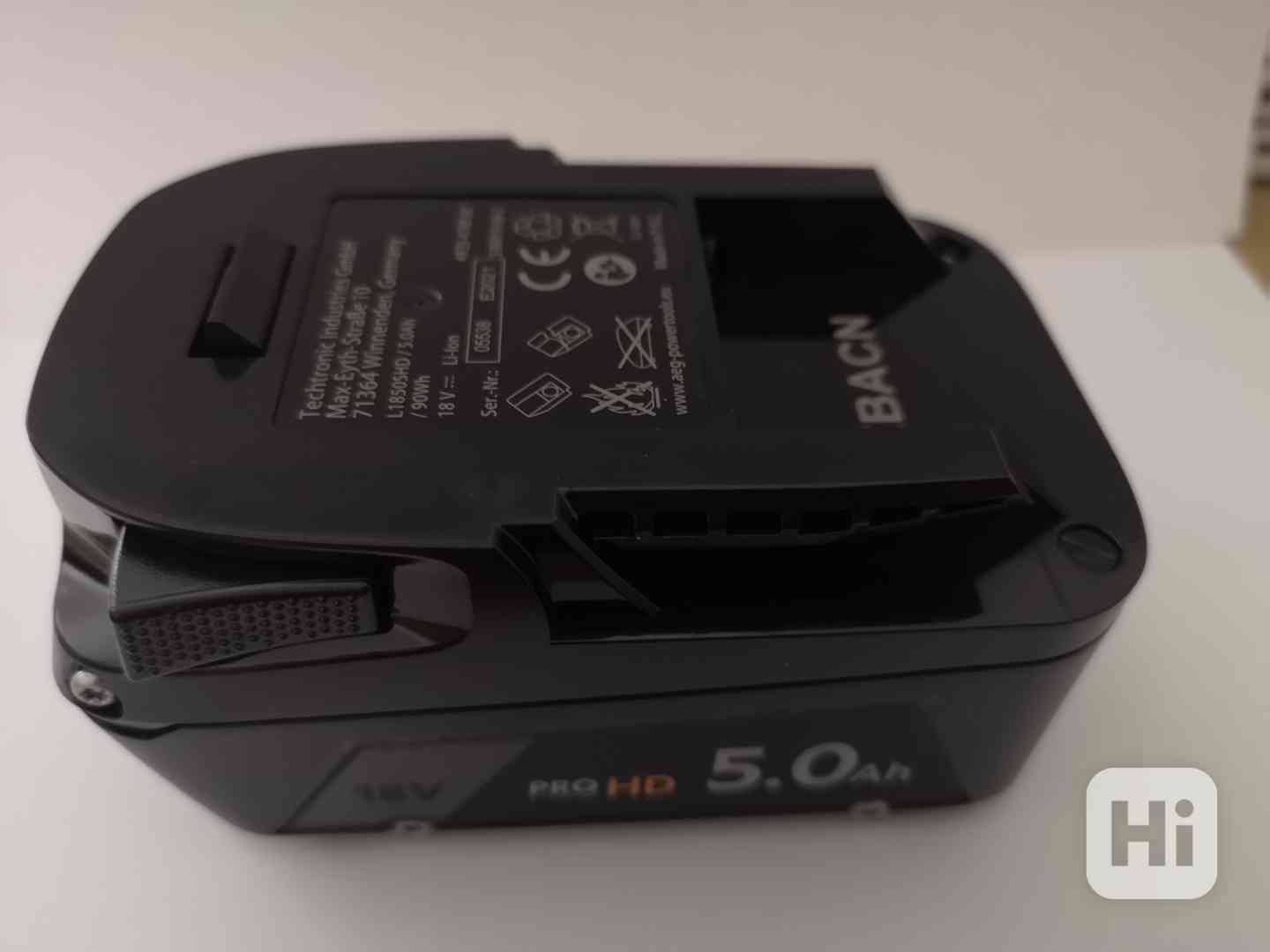 AEG 18V Prolithium-ion HD 5.0Ah - originál - L1850SHD - Nový - bazar ...