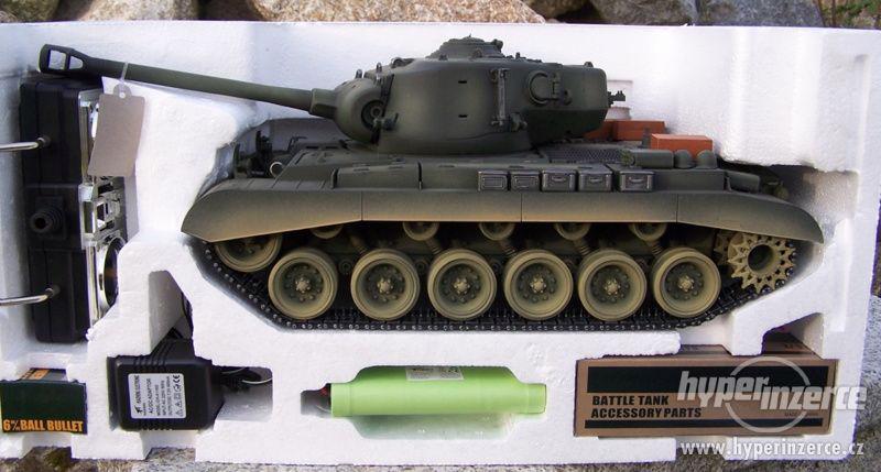 Nový RC model tanku - M26 Pershing Snow Leopard 1:16 airsoft - bazar - Hyperinzerce.cz