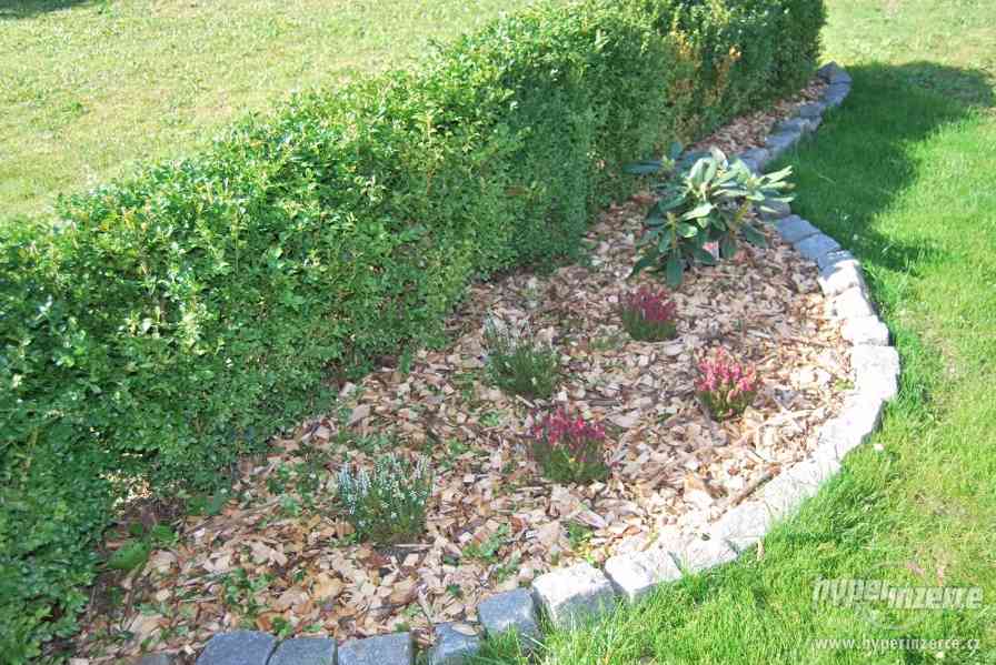 Dekorativní mulčovací dřevní štěpka - bazar - Hyperinzerce.cz