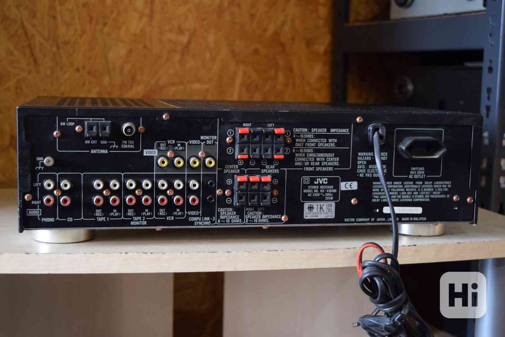 JVC RX-416V LEVNÝ STEREO RECEIVER !! - bazar - Hyperinzerce.cz