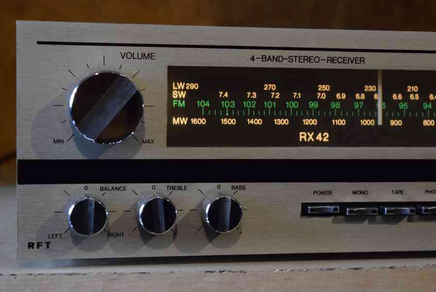 RFT RX 42 PĚKNÝ VINTAGE STEREO RECEIVER K SERVISU - bazar - Hyperinzerce.cz