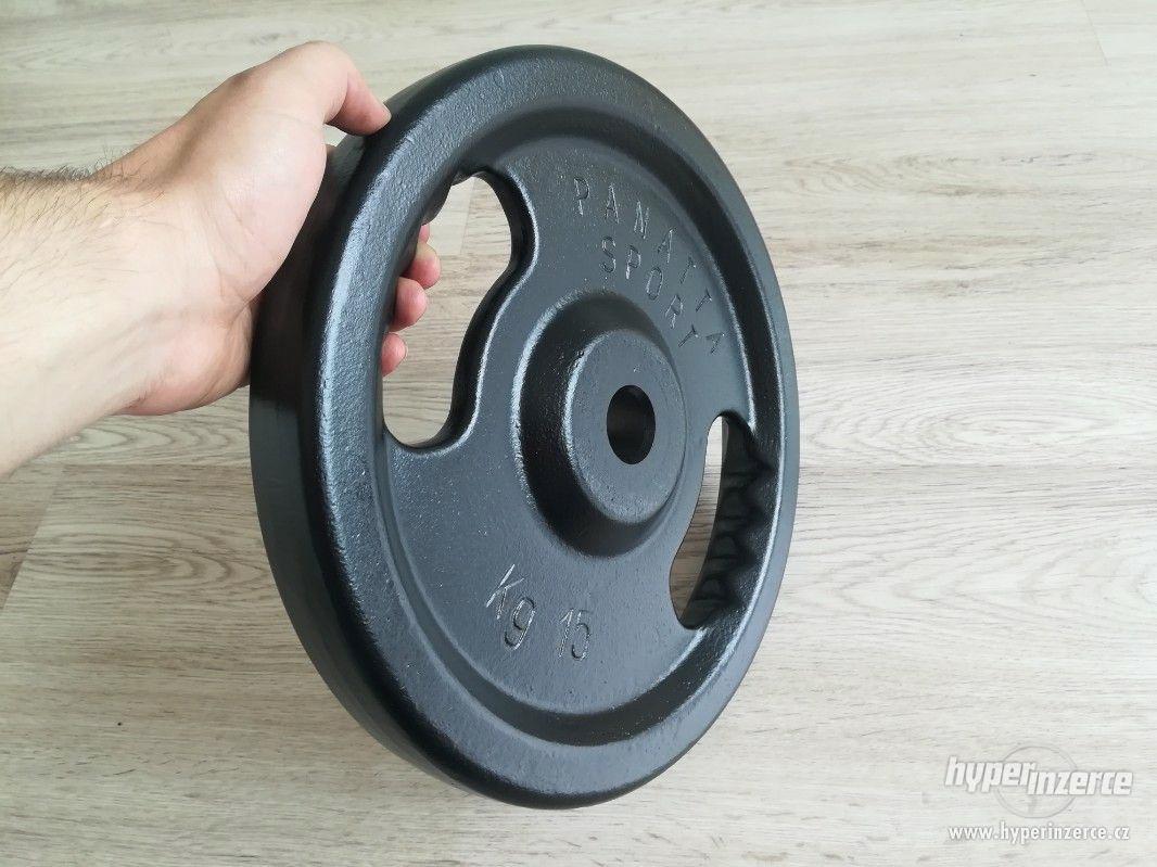 závaží na činky PANATTA a TOPSPORT - NOVÉ ZÁVAŽÍ - bazar - Hyperinzerce.cz