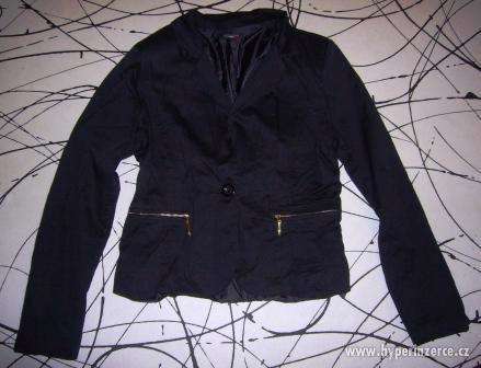 černé sako na zádech s mašlí - bazar - Hyperinzerce.cz