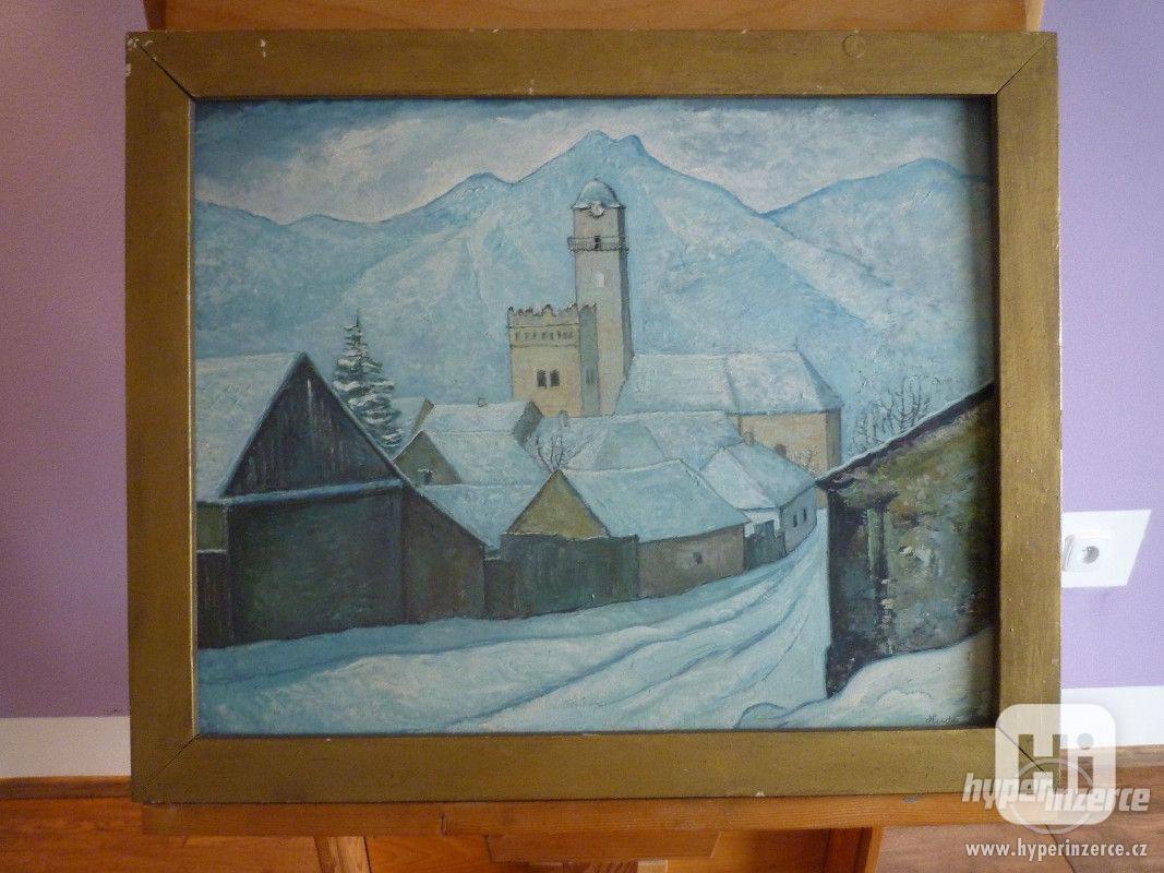 Obraz akademický malíř Jan Hudec 1891-1947 - bazar - Hyperinzerce.cz