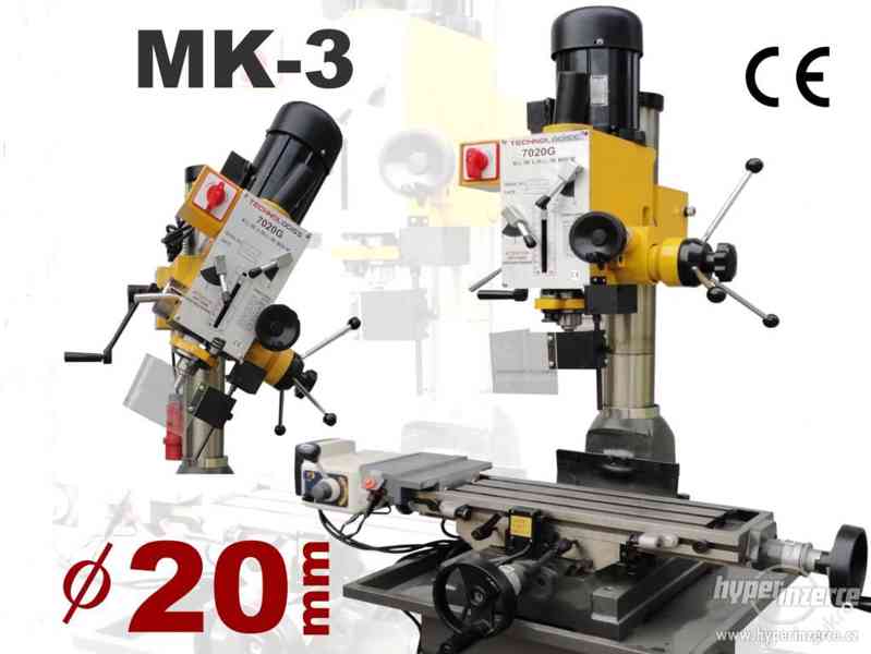 VRTAČKO FRÉZKA STOLNÍ SLOUPOVÁ MK3 - bazar - Hyperinzerce.cz