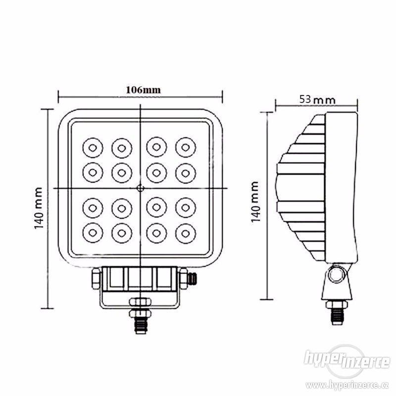 led přidavna svetla 12-24V 48W-akce 299kč-kus - bazar - Hyperinzerce.cz