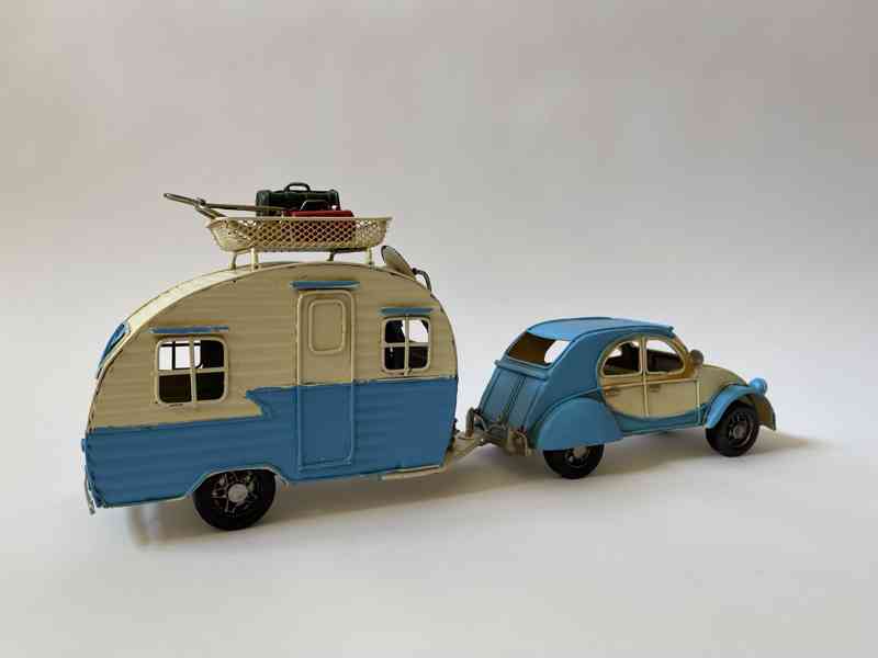 Citroen 2CV s obytným přívěsem - bazar - Hyperinzerce.cz