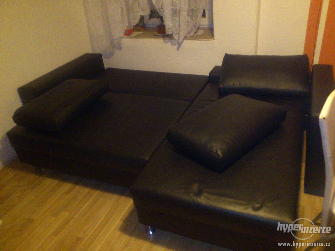 Kožená sedačka - bazar - Hyperinzerce.cz