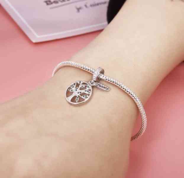 Krásný stříbrný Pandora přívěsek strom života - bazar - Hyperinzerce.cz