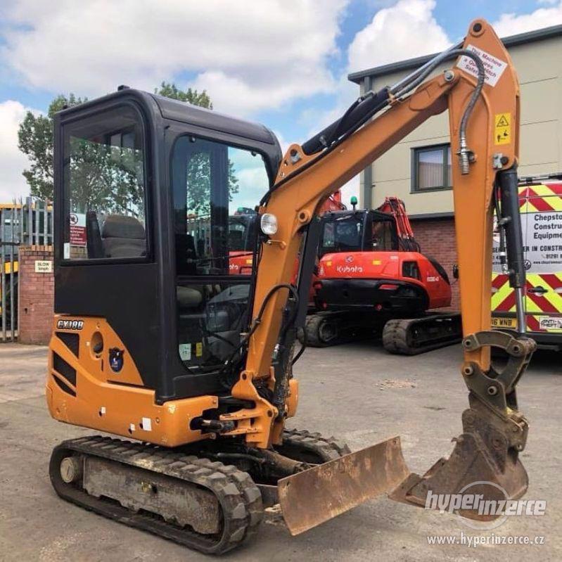 zánovní mini bagr CASE CX18 B S2, rok 2016, jen 988 hodin! - bazar ...