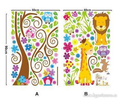 Samolepky na zeď - Lev, Žirafa, Zebra - bazar - Hyperinzerce.cz