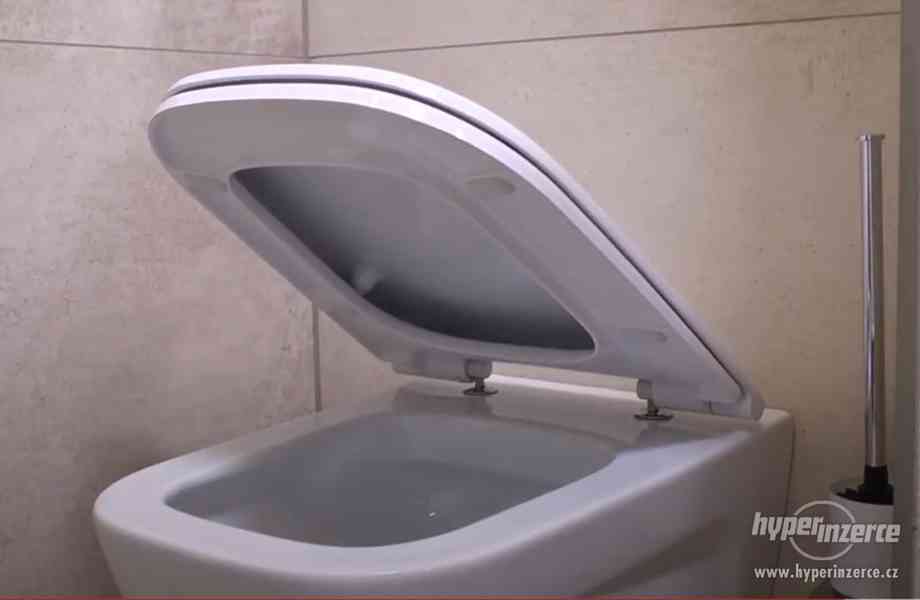 NOVÉ WC ZÁVĚSNÉ - hluboké splachování vč. SOFT-CLOSE sedátka - bazar - Hyperinzerce.cz
