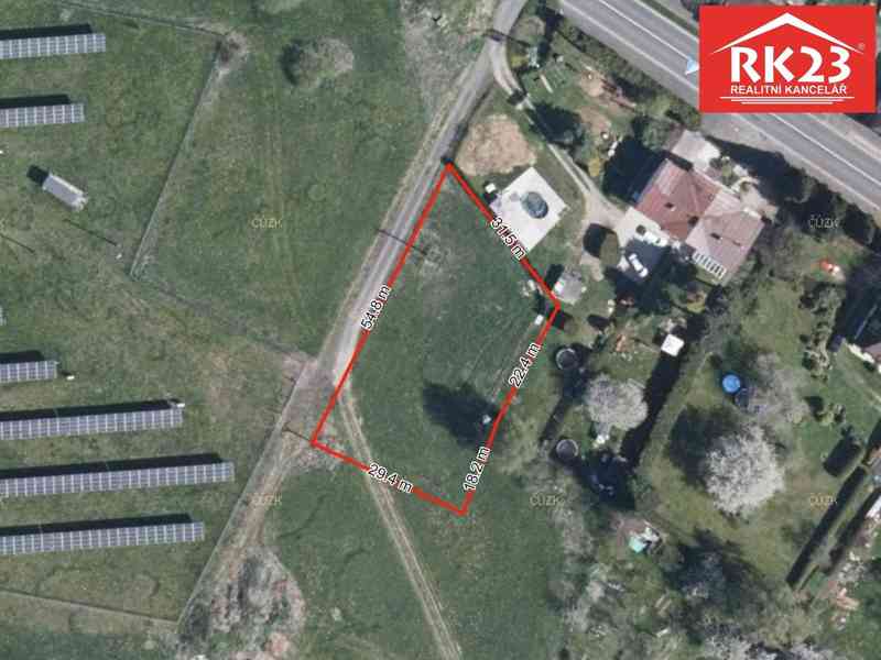 Prodej, Pozemek pro bydlení, 1355 m2, Velká Hleďsebe - bazar - Hyperinzerce.cz