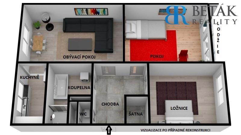Prodej - Byt 3+1 ul. Velká Dlážka, Přerov I-Město - bazar - Hyperinzerce.cz