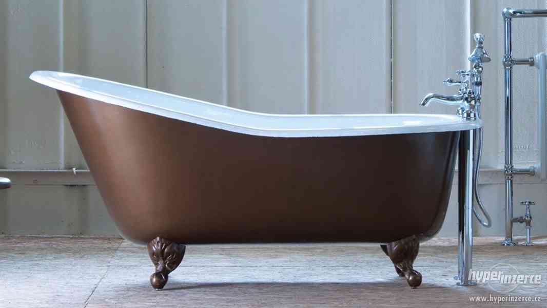 Volně stojící Retro litinová vana na nožičkách - bazar - Hyperinzerce.cz
