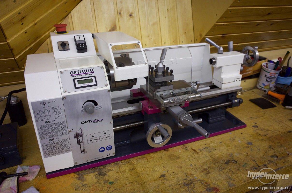 Německý soustruh na kov Optimum TU2004V - bazar - Hyperinzerce.cz
