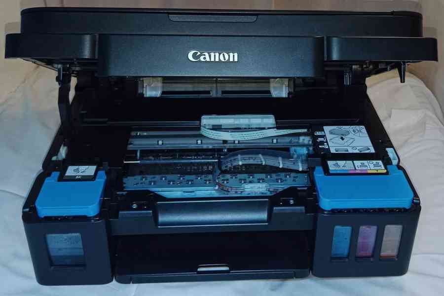 Zánovní tiskárna Canon Pixma G2411 + náplň zdarma - bazar - Hyperinzerce.cz