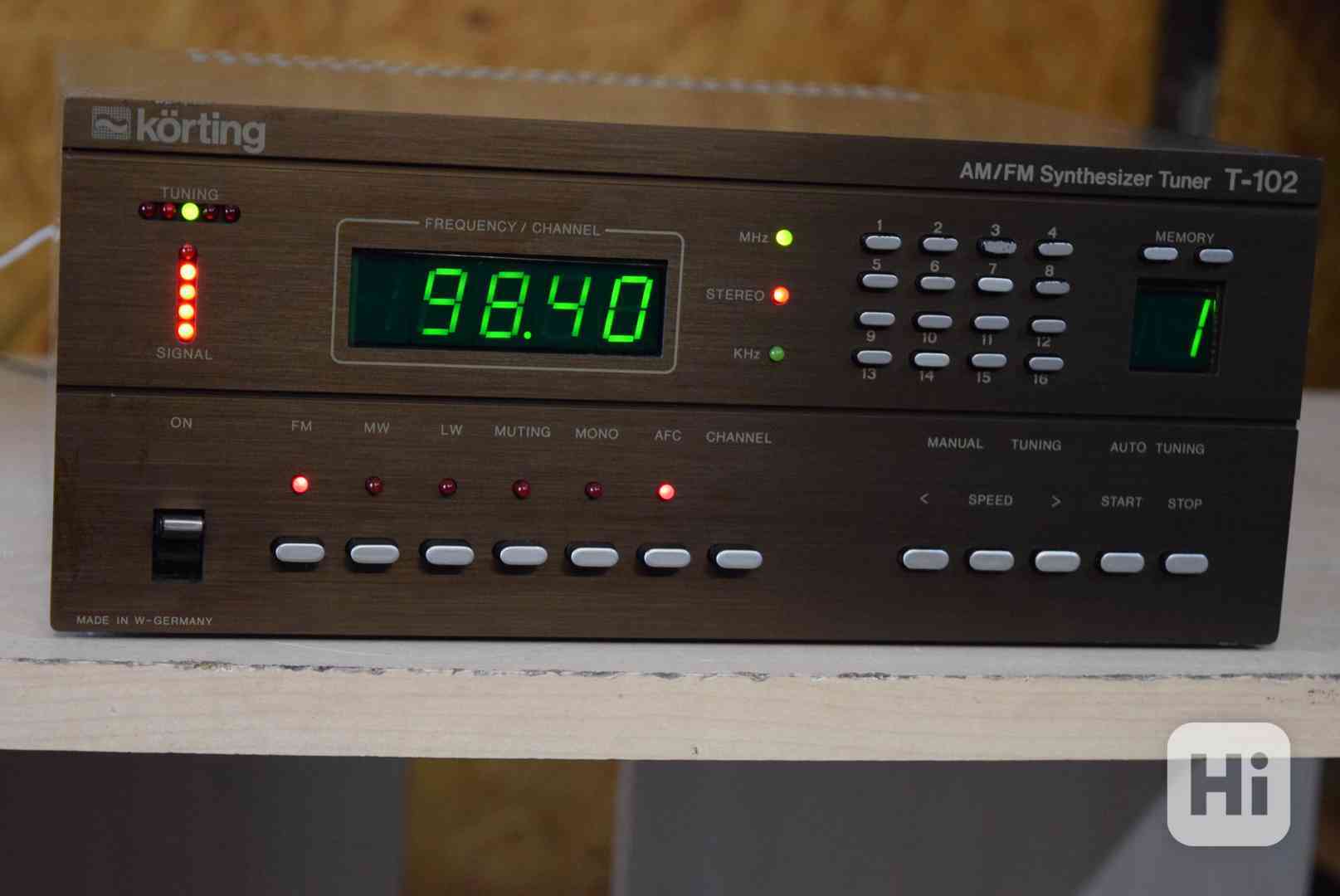 KORTING T-102 VINTAGE STEREO TUNER !! - bazar - Hyperinzerce.cz
