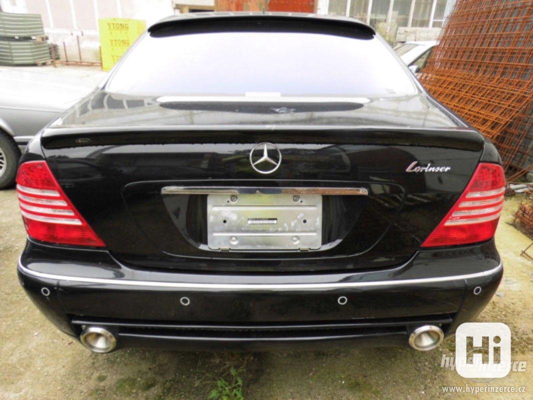 spoiler tuning kridlo Mercedes s w220 amg - bazar - Hyperinzerce.cz