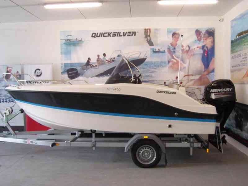 QUICKSILVER Activ 455 Open + MERCURY F 60 EFI ELPT - bazar ...