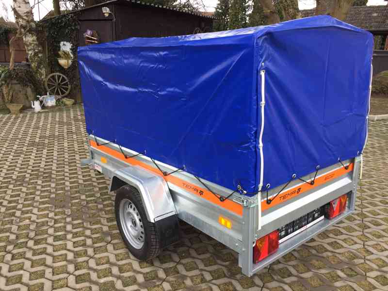 Přívěsný vozík TEMARED ECO 2010 + plachta s konstrukcí - bazar ...