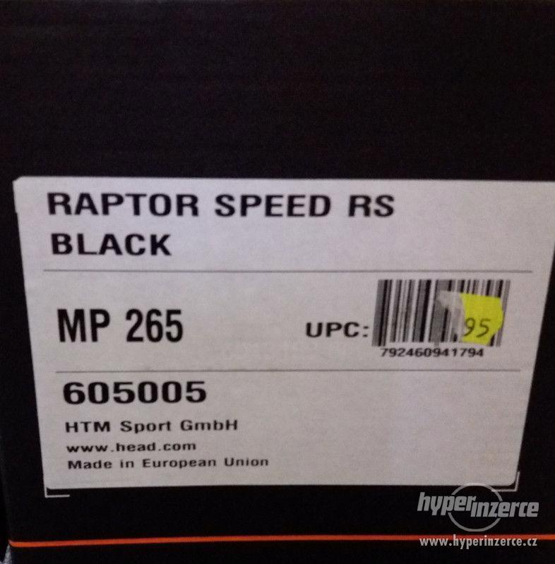 HEAD Raptor RS SPEED RS 110 Black vel.265/41-NOVÉ - bazar - Hyperinzerce.cz