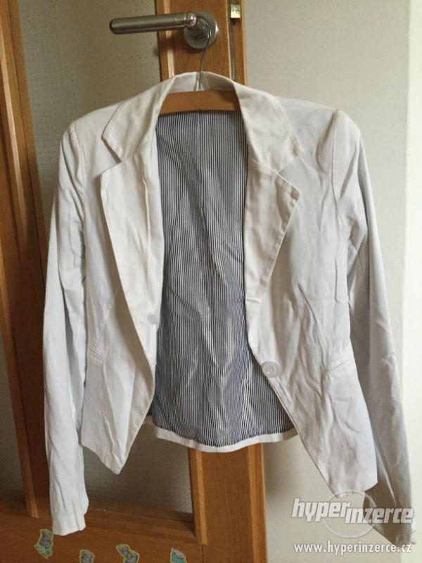 Bílé sako vel. S - bazar - Hyperinzerce.cz