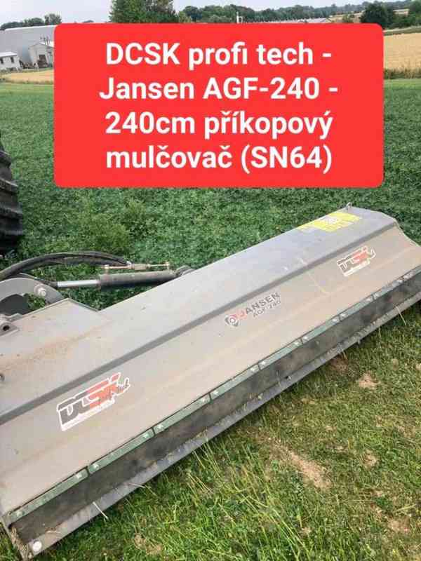 DCSK profi tech - Jansen AGF-240 - 240cm příkopový mulčovač - bazar - Hyperinzerce.cz