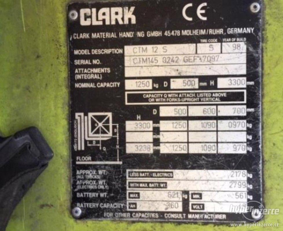 vysokozdvižný vozík Clark CTM 12 S - bazar - Hyperinzerce.cz