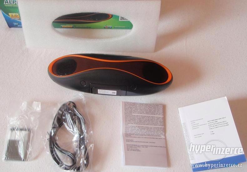 Přenosné reproduktory aktivní USB, 3.5jack, SD, FM nové - bazar ...