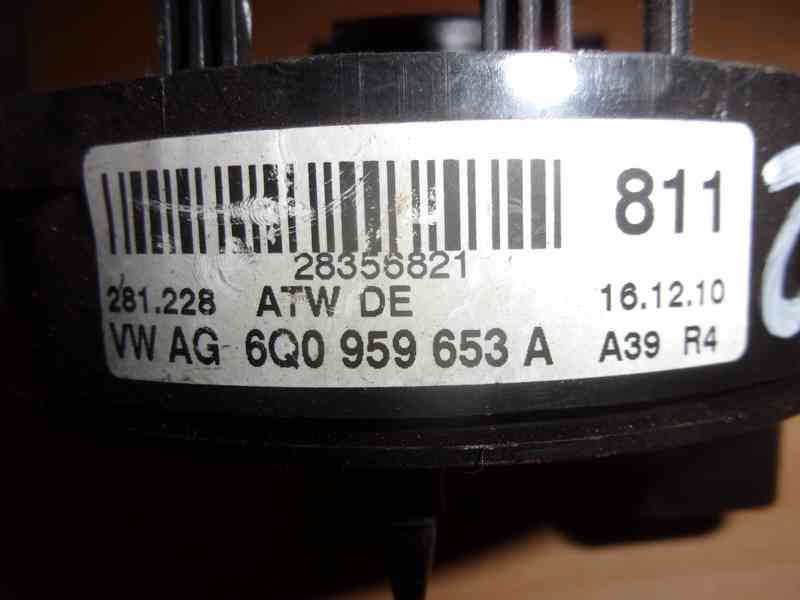 kroužek airbagu Fabia 2 Roomster 6Q0 959 653 A - bazar - Hyperinzerce.cz