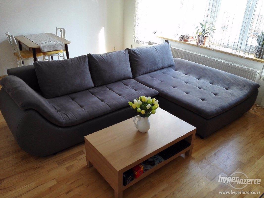 gauc sedacka rozkladaci rohova - bazar - Hyperinzerce.cz