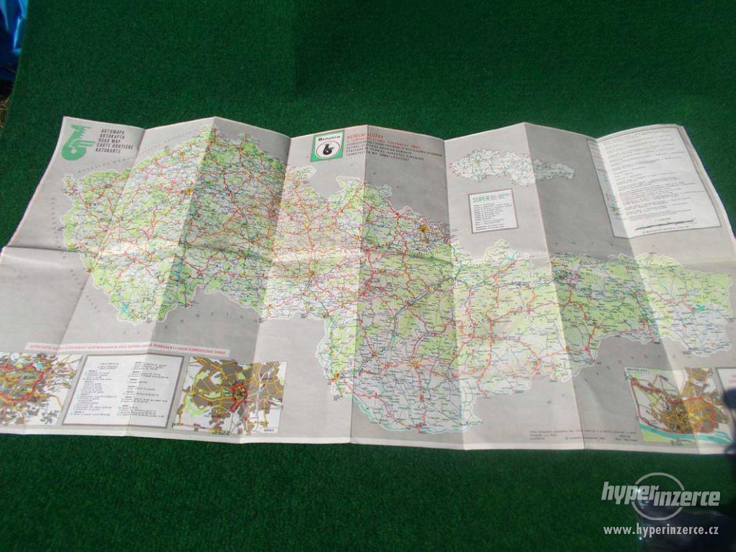 Automapa Benzina ČSSR 1968 super stav pro veterány - bazar ...