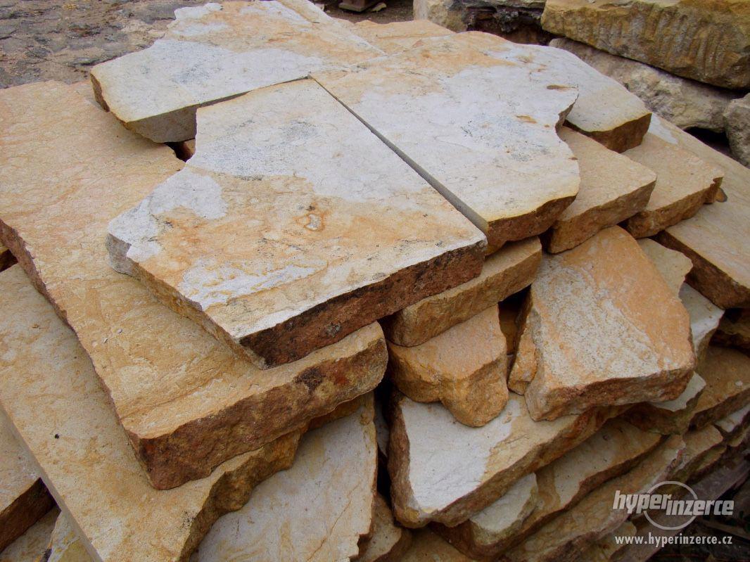 pískovcová dlažba - pískovec - bazar - Hyperinzerce.cz
