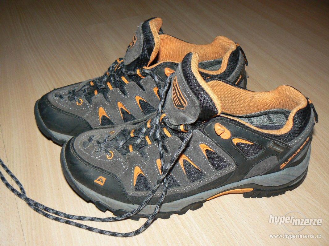 Trekové kožené botasky ALPINE PRO vel. 41 - SLEVA - bazar - Hyperinzerce.cz