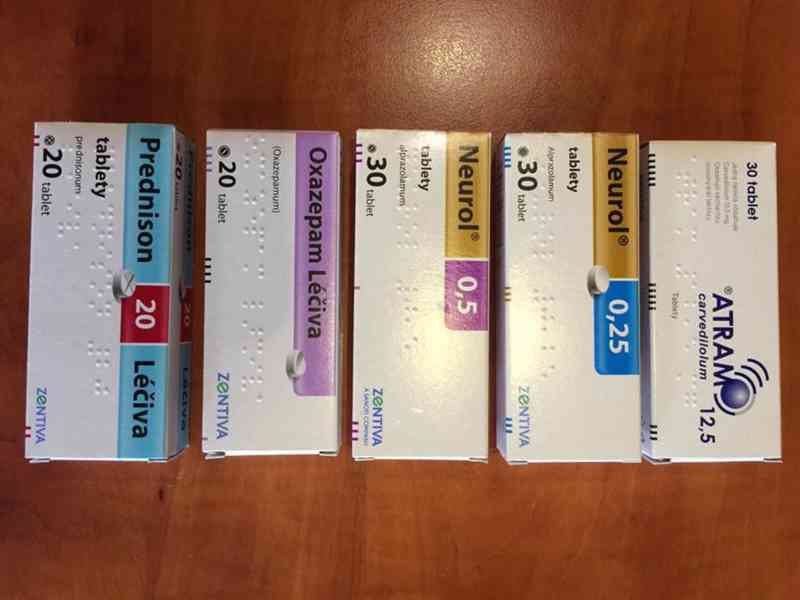 Neurol, Xanax, Lexaurin, Tramal, Diazepam, - bazar - Hyperinzerce.cz