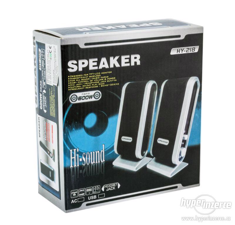 Přenosné stereo reproduktory 5W na USB s 3,5 jack kabelem - bazar ...