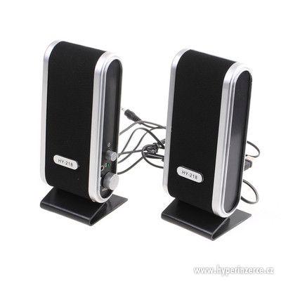 Přenosné stereo reproduktory 5W na USB s 3,5 jack kabelem - bazar ...