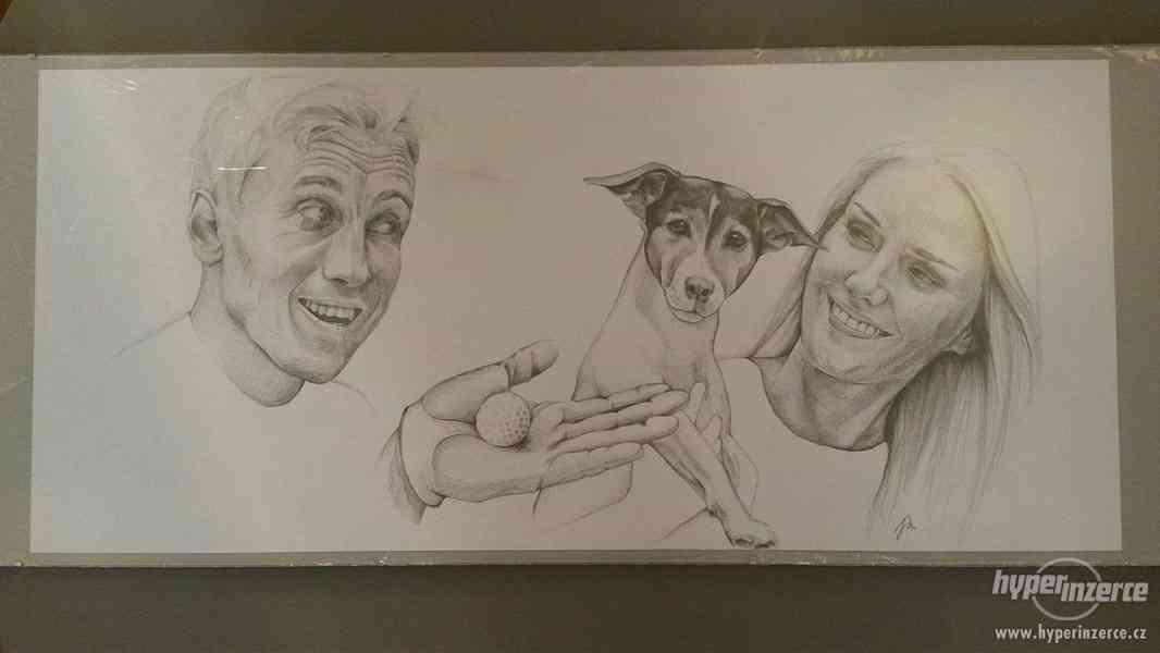 Kresba portrétu - bazar - Hyperinzerce.cz