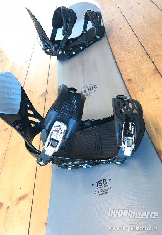 Snowboard komplet RIDE MANIC 158 + vázání EX - bazar - Hyperinzerce.cz